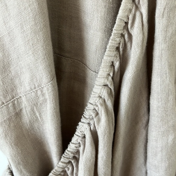 Dresses | Nwot Unique Linen Dress | Poshmark